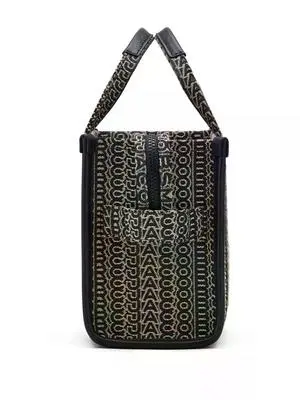 Marc Jacobs The Monogram Jacquard Small Tote Bag - Black