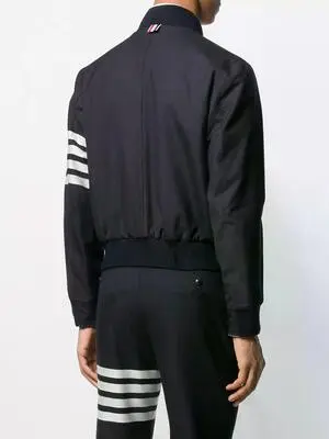 Thom Browne 4-bar Bomber Jacket - Blue