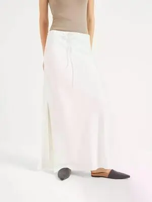 Brunello Cucinelli Maxi Skirt With Side Slits