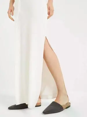 Brunello Cucinelli Maxi Skirt With Side Slits