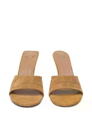 Jacquemus 70mm Cubisto Mules - Brown