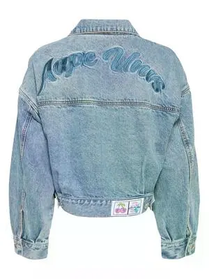 AAPE BY *A BATHING APE Logo-appliqué Denim Jacket