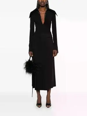 MUGLER Spiky-collar Bodysuit