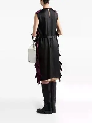 Prada Sablé Bow-embellished Dress