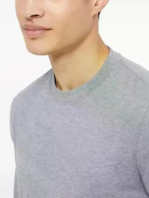 Brunello Cucinelli Round-neck Long-sleeve T-shirt - Grey