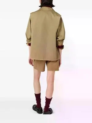 Miu Miu Garment-dyed Cotton Jacket