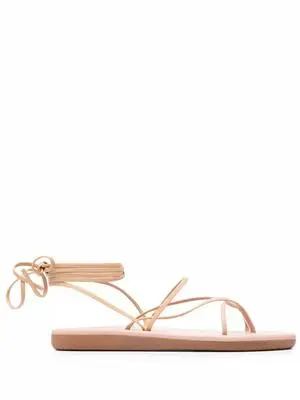 ANCIENT GREEK SANDALS Leather Flip-flop Sandals - Neutrals