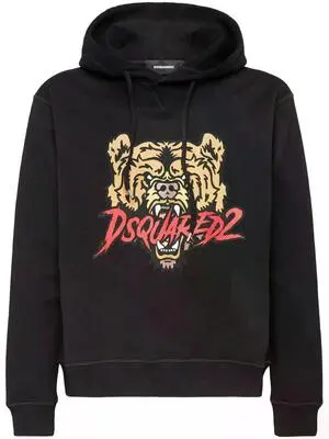 Dsquared2 Bear Logo Hoodie