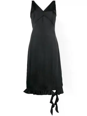 Remain Birger Christensen V-neck Sleeveless Maxi Dress - Black