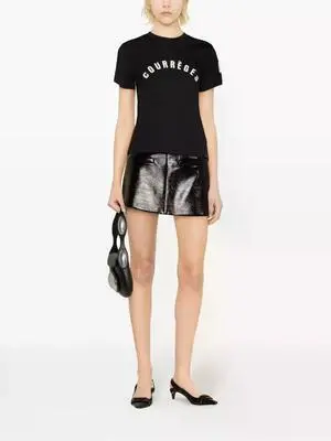 COURREGES Ac Straight Cotton T-shirt