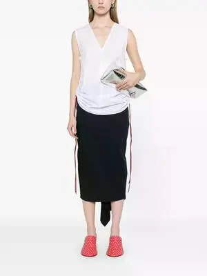 THELATEST Poplin Midi Skirt