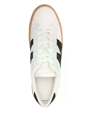 Moncler Monaco2 Leather Sneakers - White