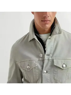 Brunello Cucinelli Denim Shirt Jacket