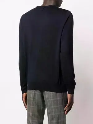 BILLIONAIRE Logo-embossed Merino Wool Jumper