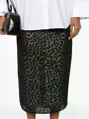Theory Lace Midi Skirt