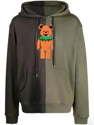 MOSTLY HEARD RARELY SEEN 8-BIT Bear-print Cotton Hoodie