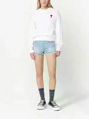 AMI Paris Raw-cut Mini Shorts