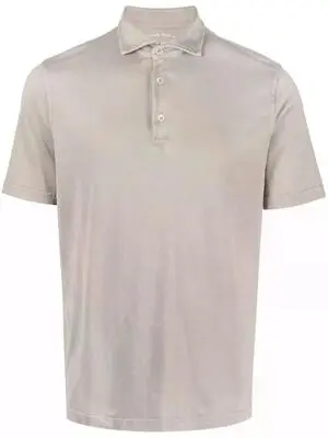 Fedeli Plain Cotton Polo Shirt