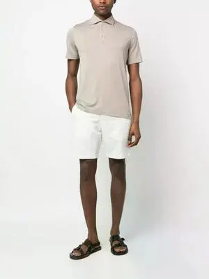 Fedeli Plain Cotton Polo Shirt