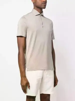 Fedeli Plain Cotton Polo Shirt