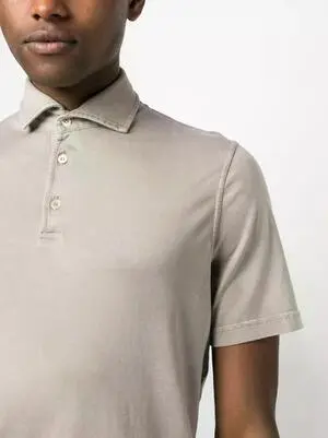 Fedeli Plain Cotton Polo Shirt