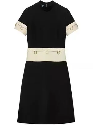 Prada Ring-detail Midi Dress