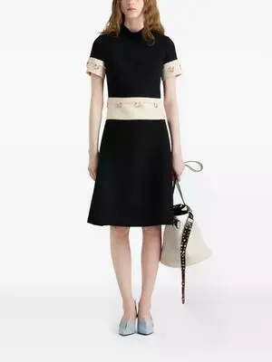 Prada Ring-detail Midi Dress