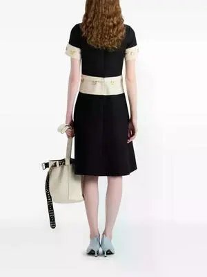Prada Ring-detail Midi Dress