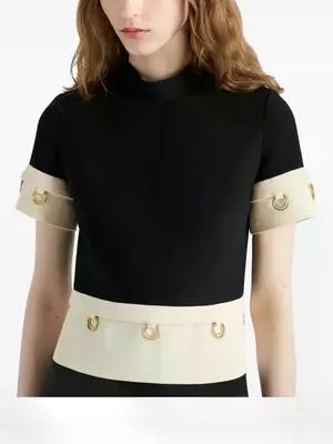 Prada Ring-detail Midi Dress