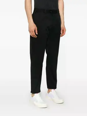 PT TORINO Elasticated-waistband Trousers - Black