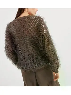 Brunello Cucinelli Brushed V-neck Sweater