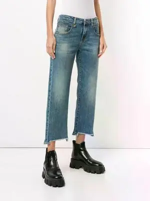 R13 Cropped Straight-leg Jeans