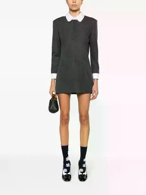 Thom Browne Virgin Wool Shift Minidress