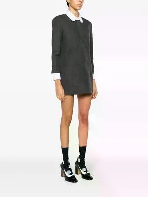 Thom Browne Virgin Wool Shift Minidress