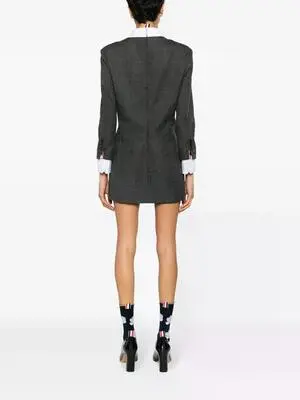 Thom Browne Virgin Wool Shift Minidress