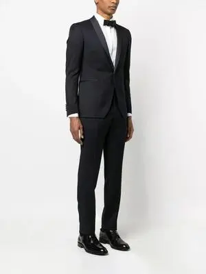 Tagliatore Tailored Single-breasted Dinner Suit - Blue