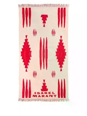 Isabel Marant Maratea Beach Towel - Red
