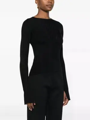 LANVIN Ribbed-knit Jumper