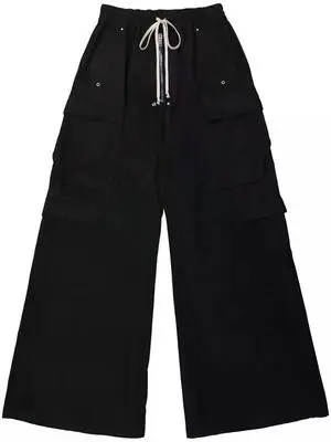 Rick Owens Drawstring Wide-leg Trousers - Black