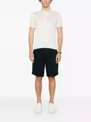 Brunello Cucinelli Linen Bermuda Shorts - Blue