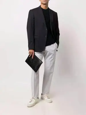 Emporio Armani Fitted Single-breasted Blazer