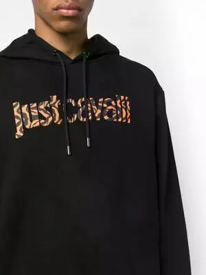 Just Cavalli Logo-print Cotton Hoodie