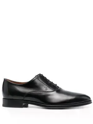 TOD'S Lace Up Almond Toe Oxford Shoes