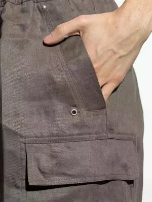 Rick Owens Cotton Cargo Trousers