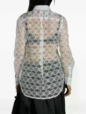 Comme Des Garçons Sheer Lace Shirt