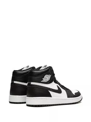 JORDAN Air 1 High Golf Sneakers - Black