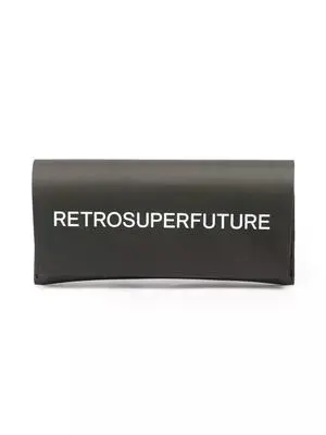 RETROSUPERFUTURE Tortoiseshell-effect Round-frame Sunglasses