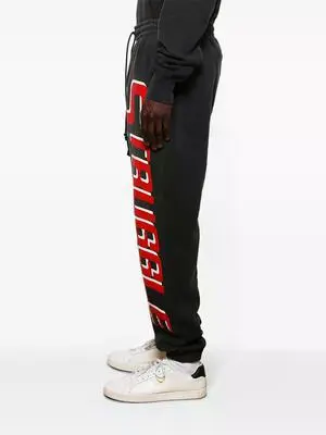 SAINT MXXXXXX Logo-print Cotton Track Pants