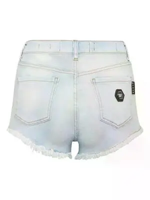 Philipp Plein Logo-appliqué Denim Shorts
