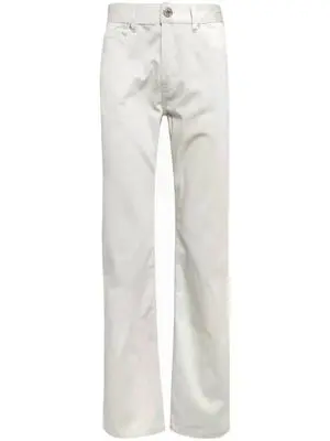 AMI Paris Logo-patch Straight Trousers
